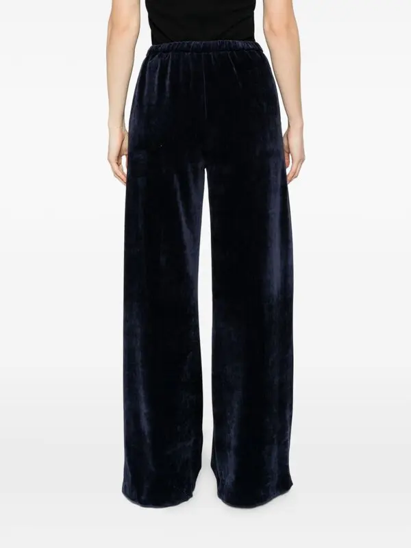 FORTE_FORTE Velvet High-waisted Trousers