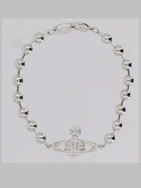 VIVIENNE WESTWOOD Thames Mini Orb Bracelet - Silver