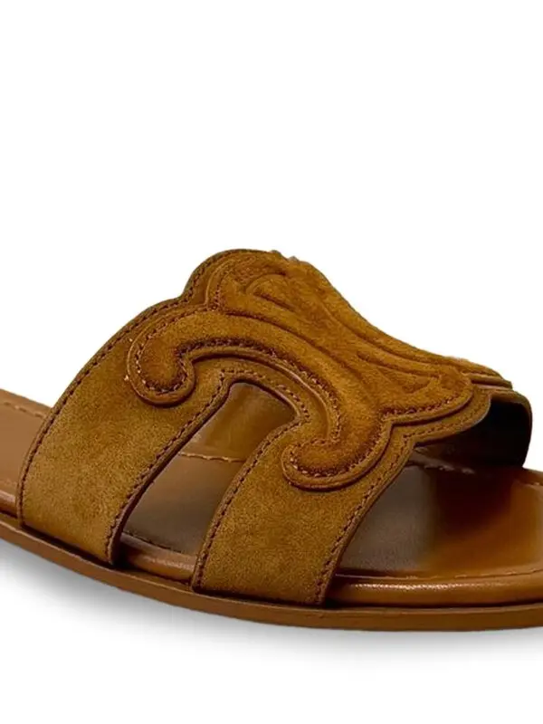 Celine Marina Suede Leather Sandals - Multicolor