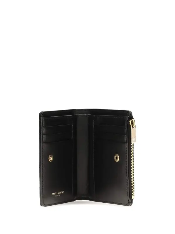 Saint Laurent Niki Vintage Leather Bifold Wallet