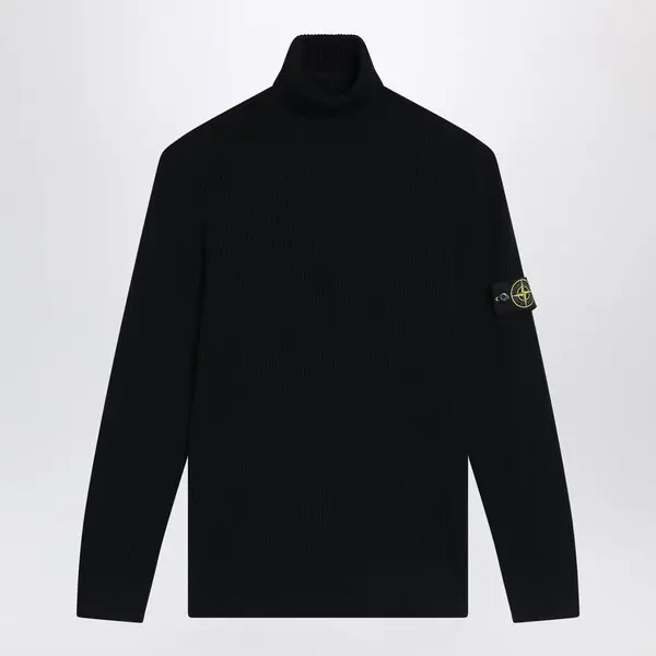 Stone Island Ribbed Turtleneck Sweater