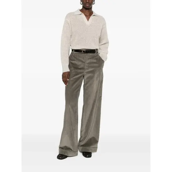 Brunello Cucinelli Perforated Knit Jumper - Cream