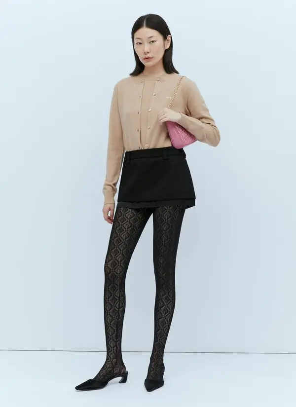 Miu Miu Velour Mini Skirt