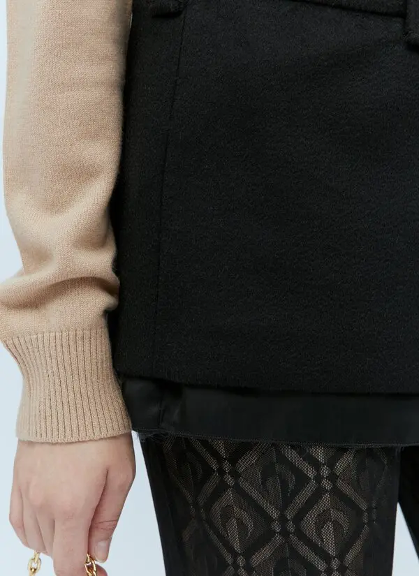 Miu Miu Velour Mini Skirt