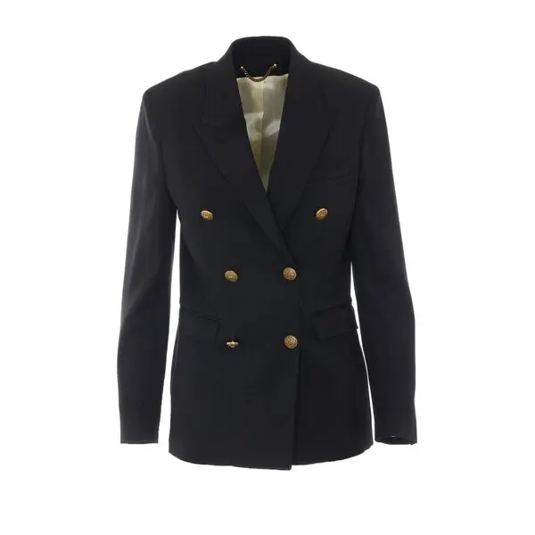 GOLDEN GOOSE Virgin Wool Double-breasted Jacket - Black