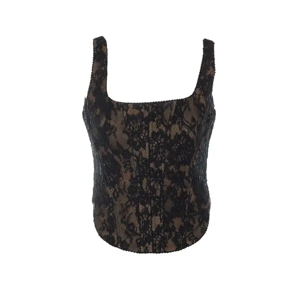 SELF-PORTRAIT Lace Corset Top