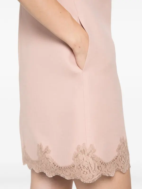 Valentino Garavani Wool And Silk Blend Mini Dress