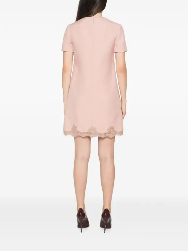 Valentino Garavani Wool And Silk Blend Mini Dress