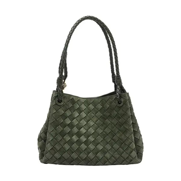 Bottega Veneta Parachute Handbag - Green