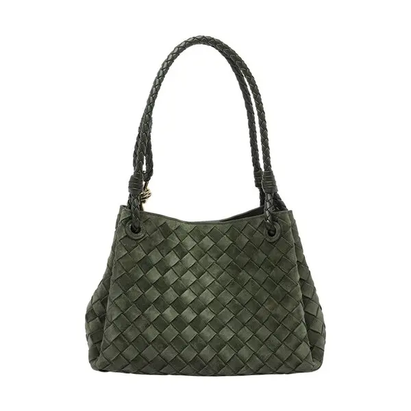 Bottega Veneta Parachute Handbag - Green