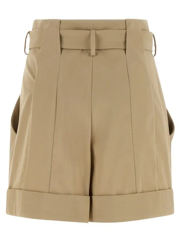 Balmain Cotton Gabardine Shorts