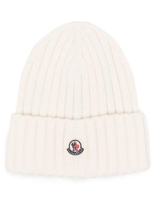 Moncler Logo Wool Beanie - Multicolor