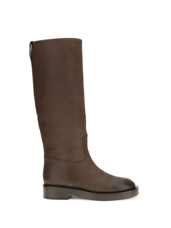 Paris Texas Napa Leather High Boots - Brown