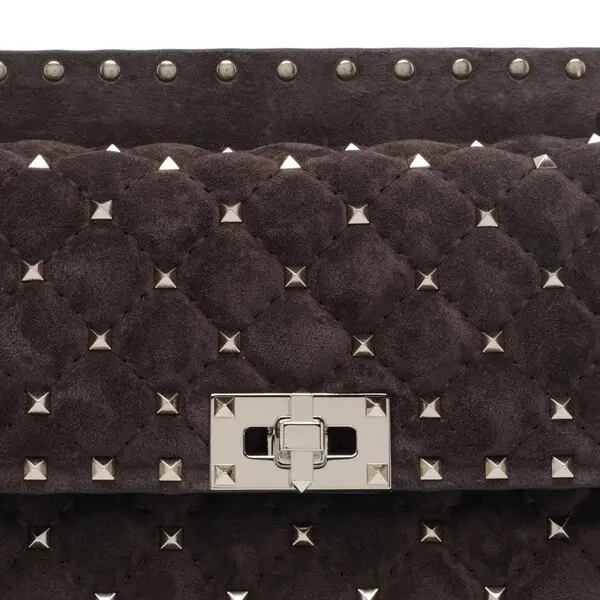 Valentino Garavani Rockstud Spike Crossbody Bag - Brown