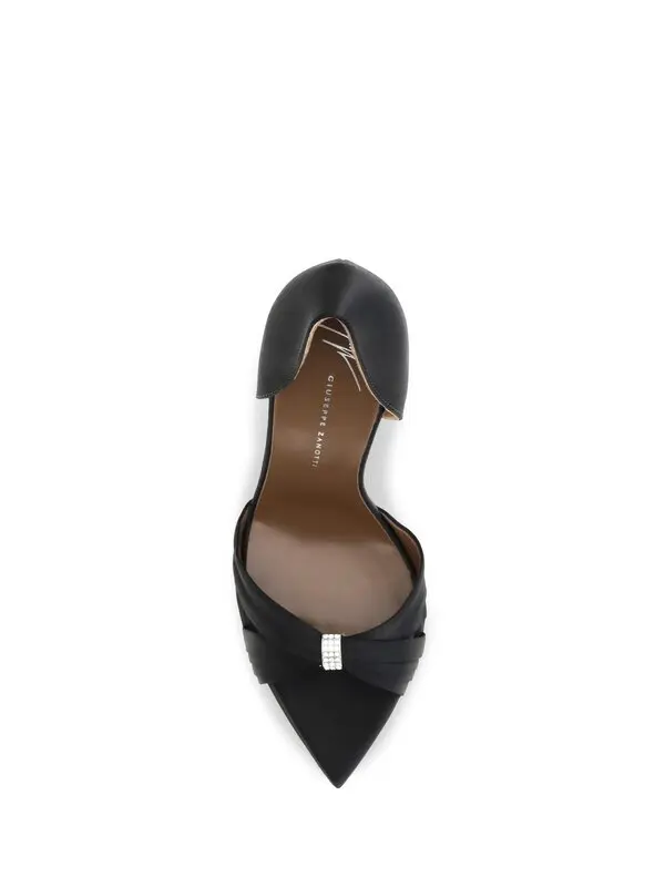 GIUSEPPE ZANOTTI Lumière Mules Sandals - Black
