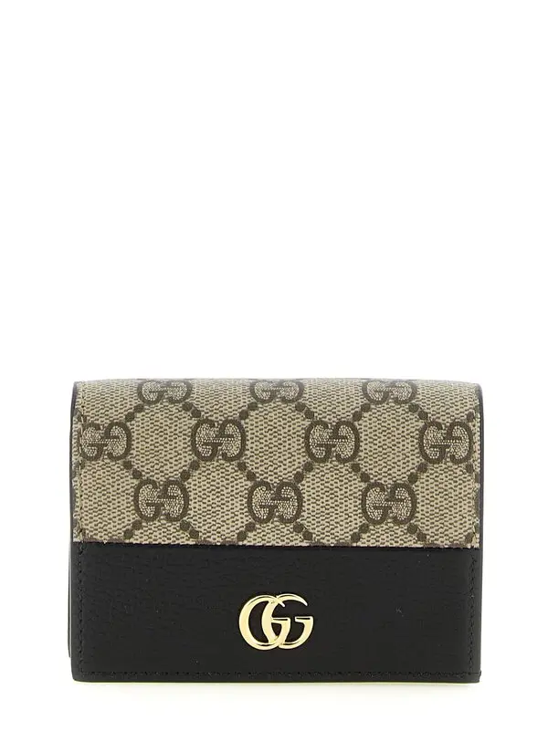 Gucci Gg Marmont Two-tone Wallet - Multicolor