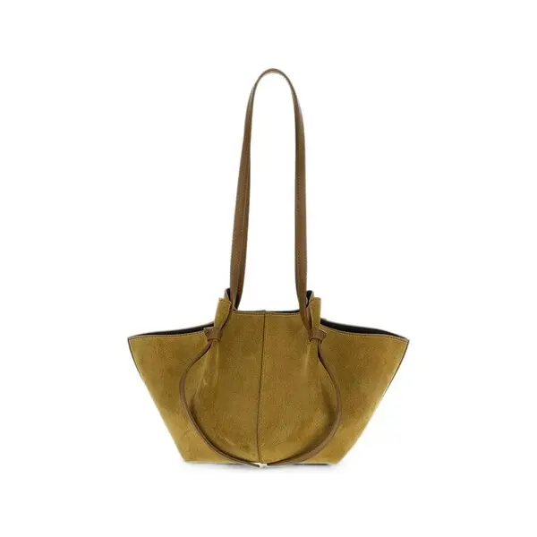Yuzefi Suede Shoulder Bag - Brown
