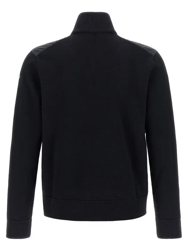 Moncler Padded Cardigan - Blue
