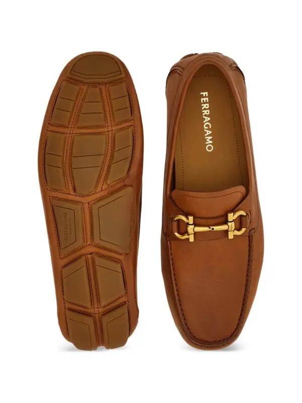 FERRAGAMO Leather Driver Shoes