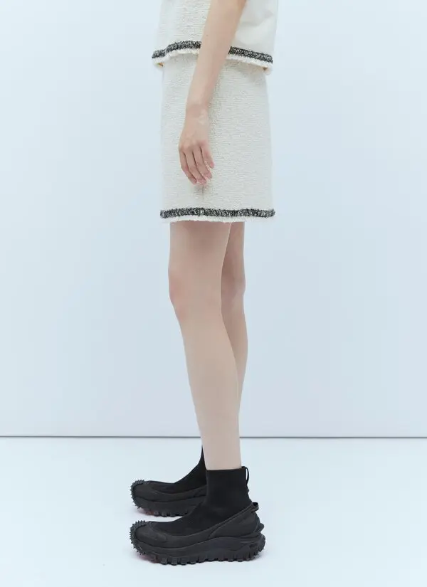 Moncler Tweed Mini Skirt