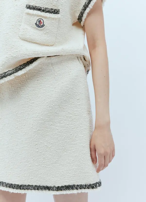 Moncler Tweed Mini Skirt