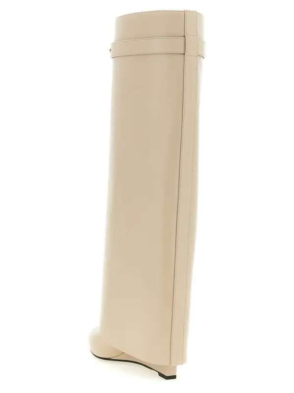 Givenchy Shark Pinch Boots - Cream
