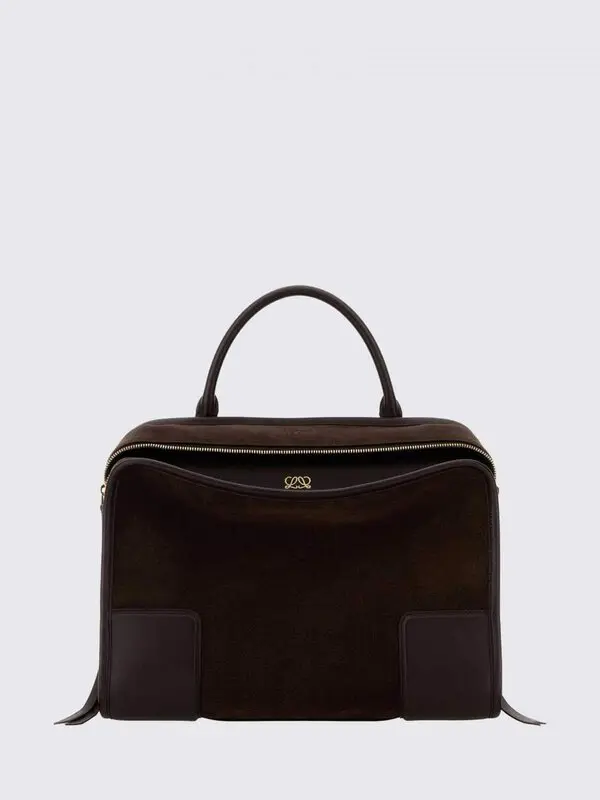 Loewe Amazona 180 Suede Bag - Cream