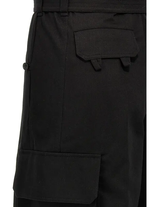 Saint Laurent Cassandre Bustier Jumpsuit - Black