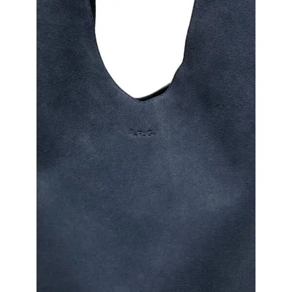 A.p.c. Suede Shoulder Bag - Blue