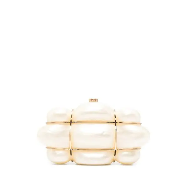 Cult Gaia Neutrals Clutch Bags - Cream