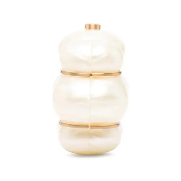 Cult Gaia Neutrals Clutch Bags - Cream
