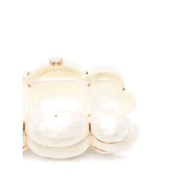 Cult Gaia Neutrals Clutch Bags - Cream