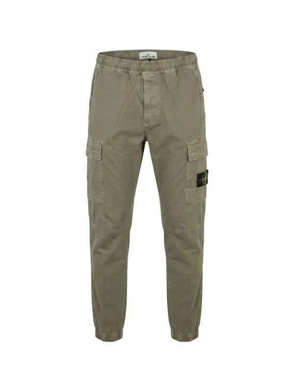 Stone Island Cotton Cargo Trousers - Multicolor