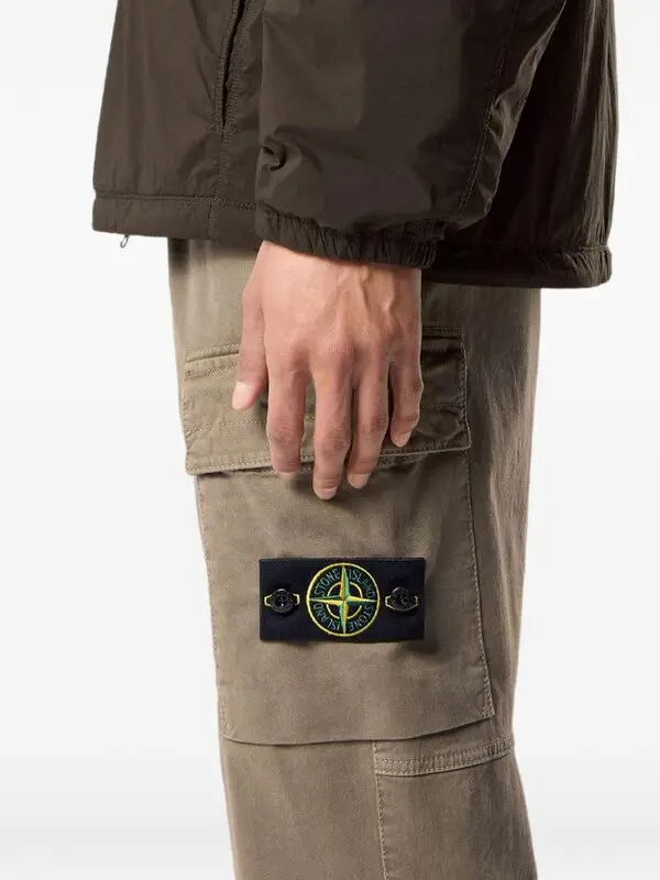 Stone Island Cotton Cargo Trousers - Multicolor