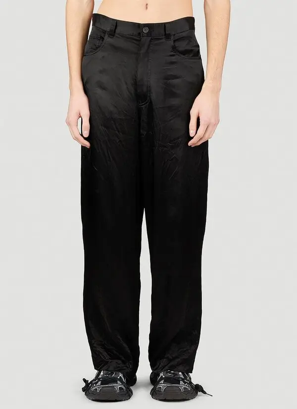 Balenciaga Five Pocket Satin Pants