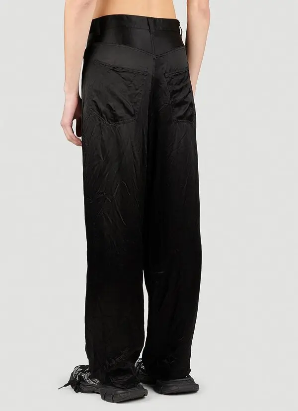 Balenciaga Five Pocket Satin Pants