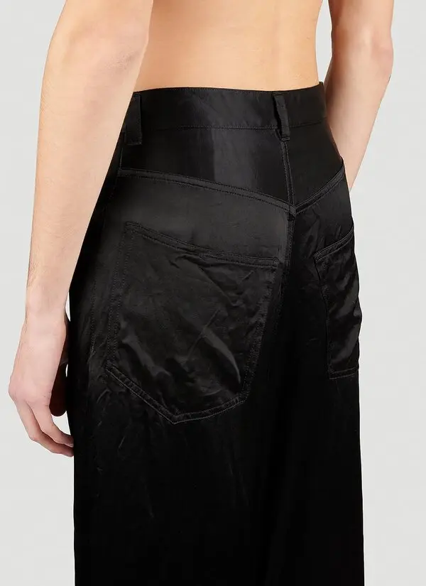 Balenciaga Five Pocket Satin Pants