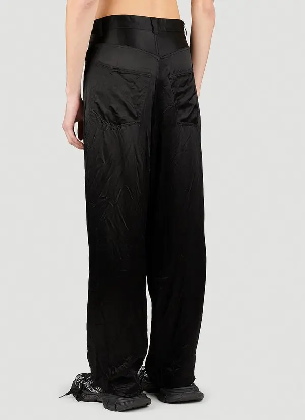 Balenciaga Five Pocket Satin Pants