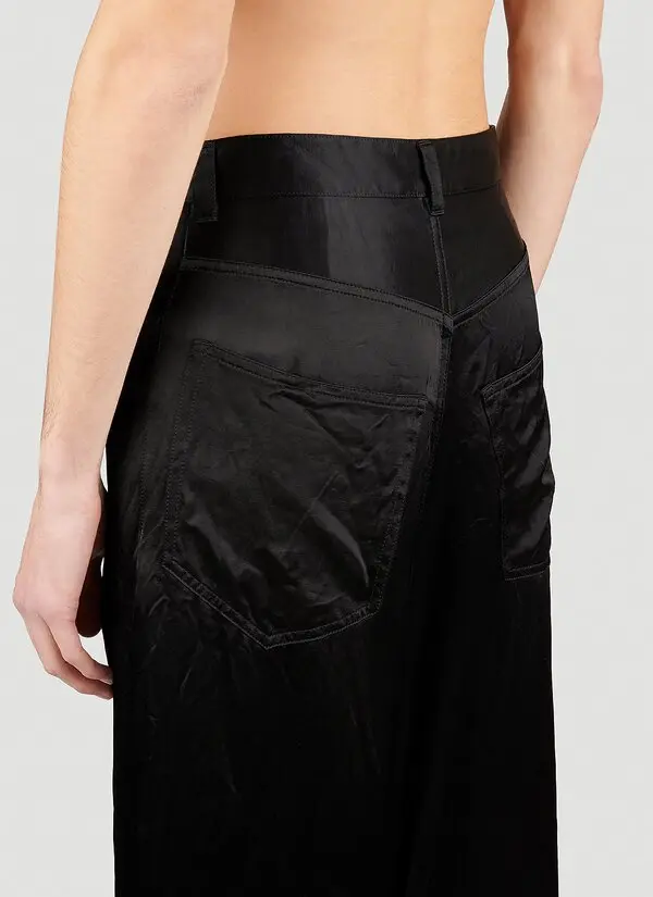 Balenciaga Five Pocket Satin Pants