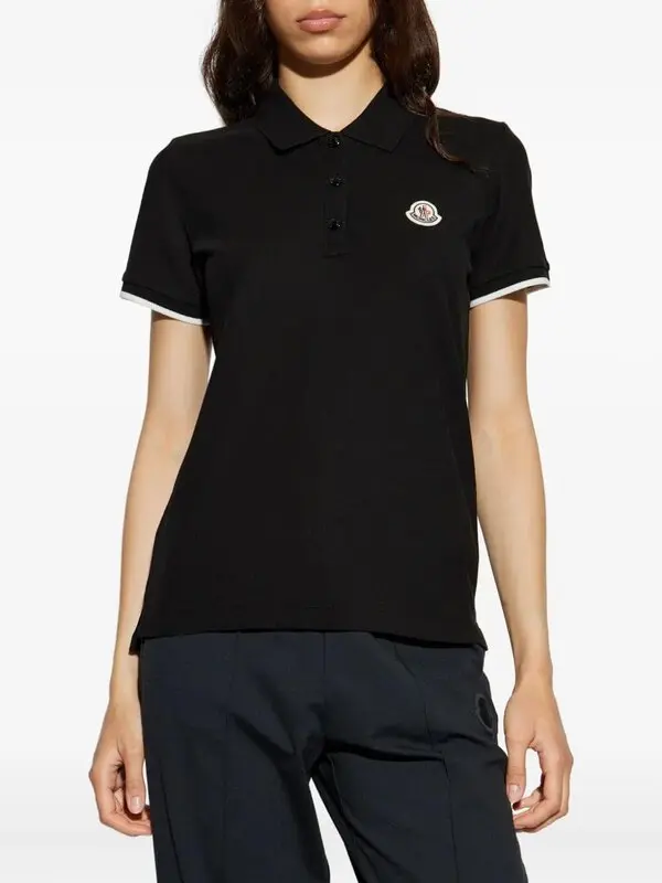 Moncler Cotton Piqué Polo Shirt