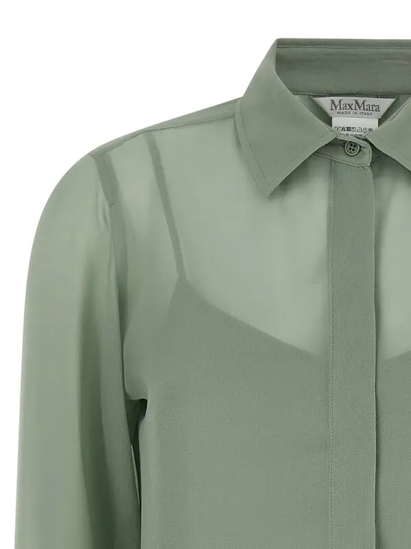 Max Mara Silk Crêpe De Chine Shirt