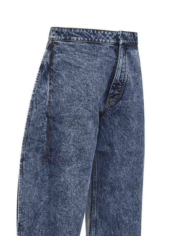 Alaïa Blue Denim Petal Jeans