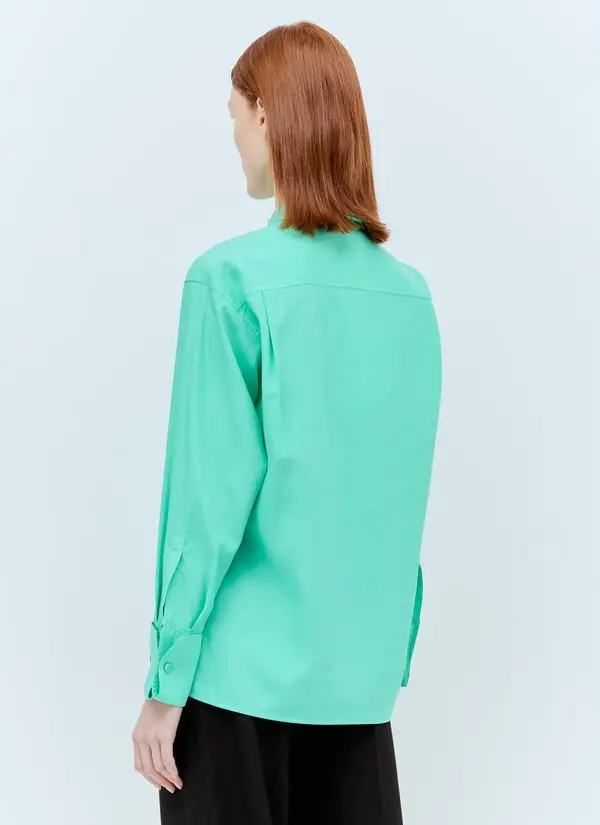 Max Mara Flap Pockets Silk Shirt