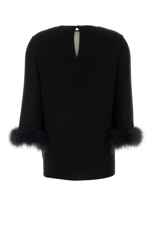 Valentino Garavani Silk Blouse - Black