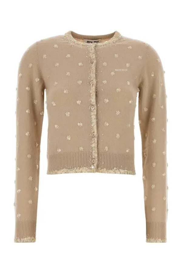Miu Miu Cashmere Cardigan - Pink