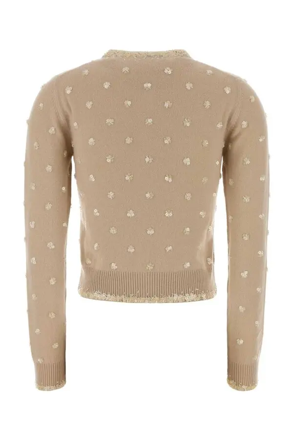 Miu Miu Cashmere Cardigan - Pink