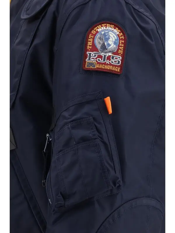 PARAJUMPERS Bomber Gobi With Hood - Blue