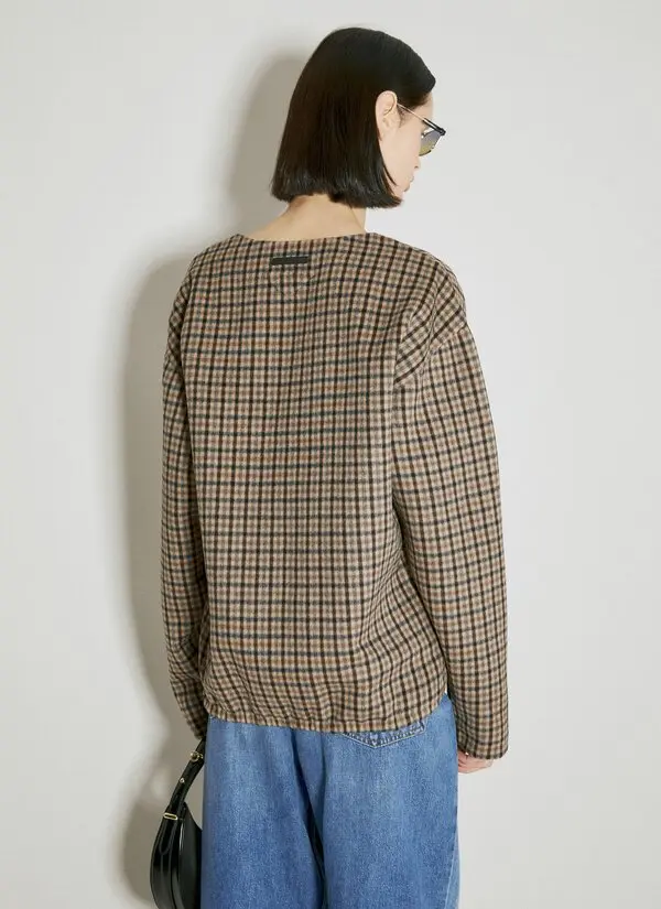 Prada Cashgora Check Top