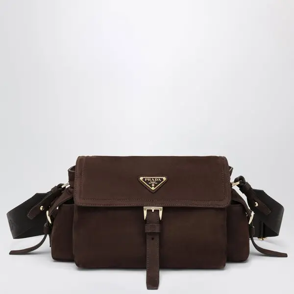 Prada Explore Medium Shoulder Bag In Moro - Brown