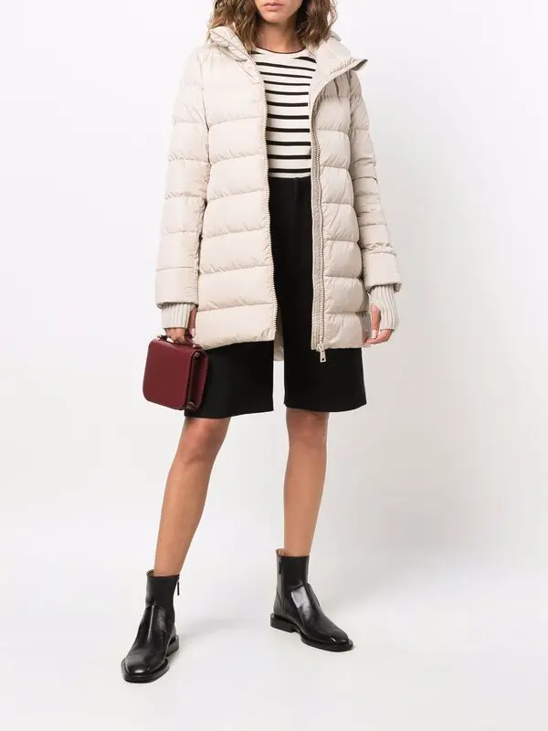Herno A-shape Midi Down Jacket - Multicolor